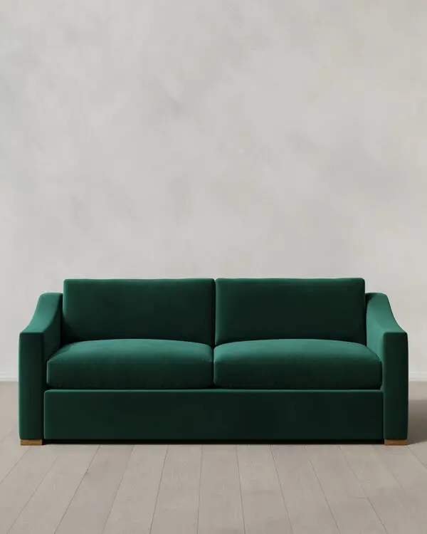 Quince Hollis Slope Arm Sofa - Spruce