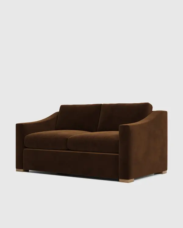 Quince Hollis Slope Arm Sofa - Taupe