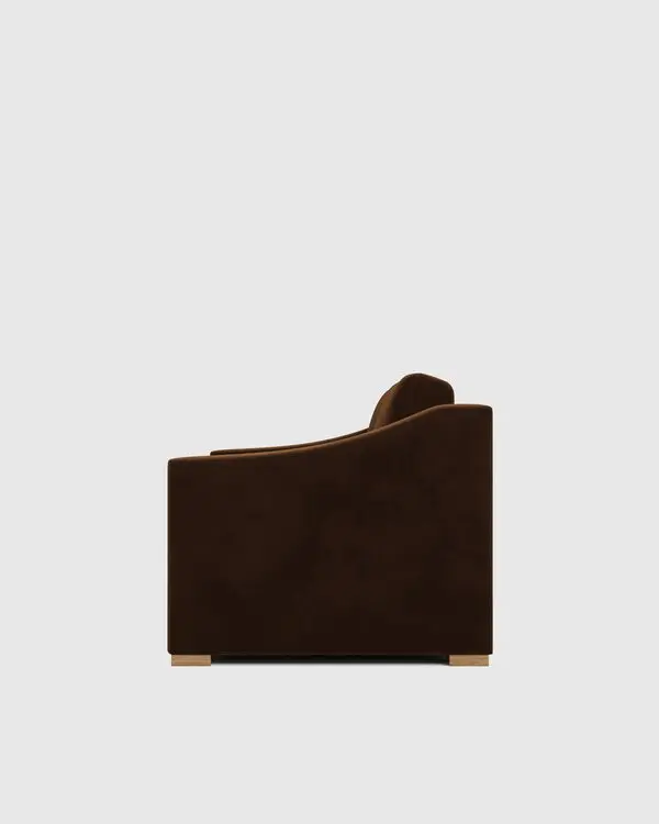 Quince Hollis Slope Arm Sofa - Taupe