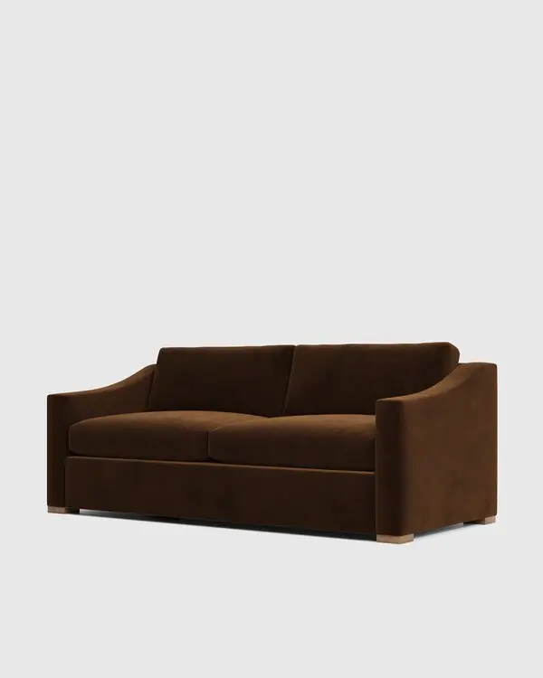 Quince Hollis Slope Arm Sofa - Taupe