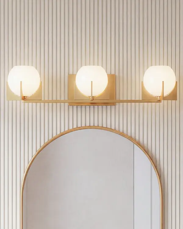 Quince Deco Glass Globe Vanity Sconce