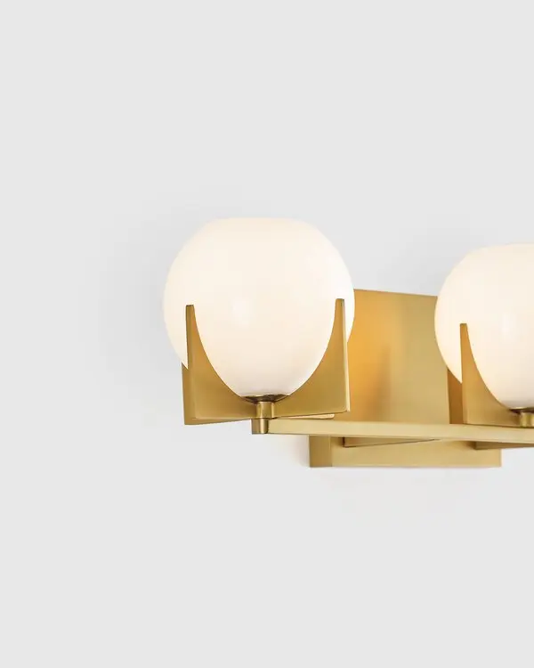 Quince Deco Glass Globe Vanity Sconce