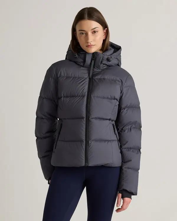 Quince Cinch Waist Puffer Jacket - Carbon Grey