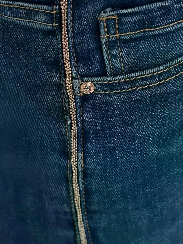MORGAN Embellished Straight Leg Jeans