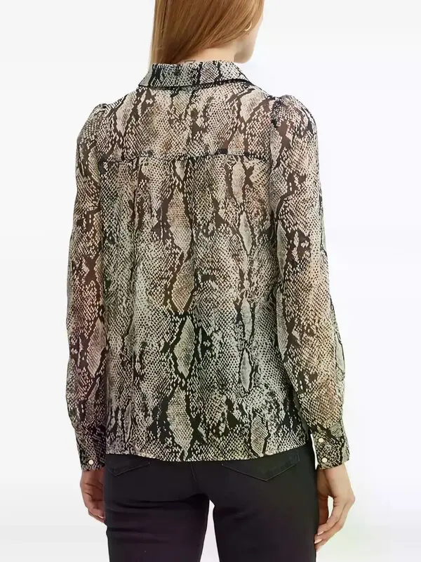 MORGAN Snake-print Shirt