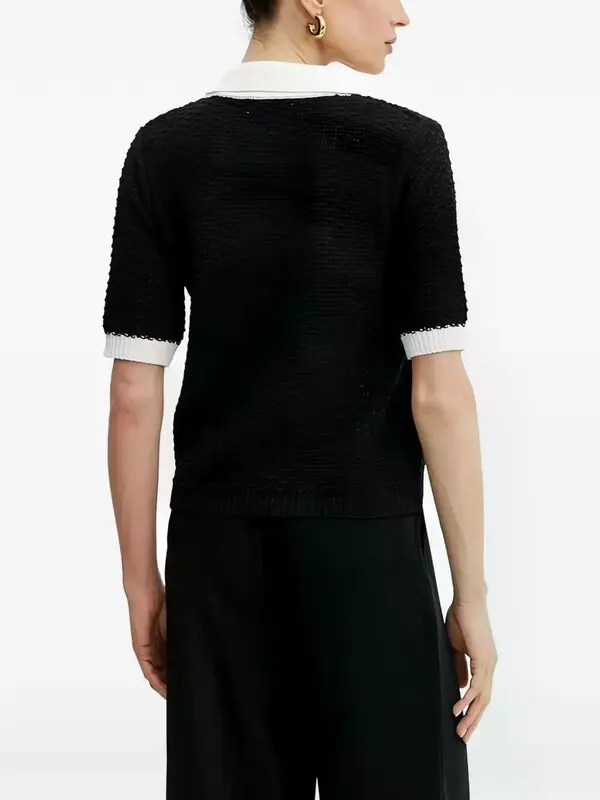 MORGAN Button Cardigan With Collar