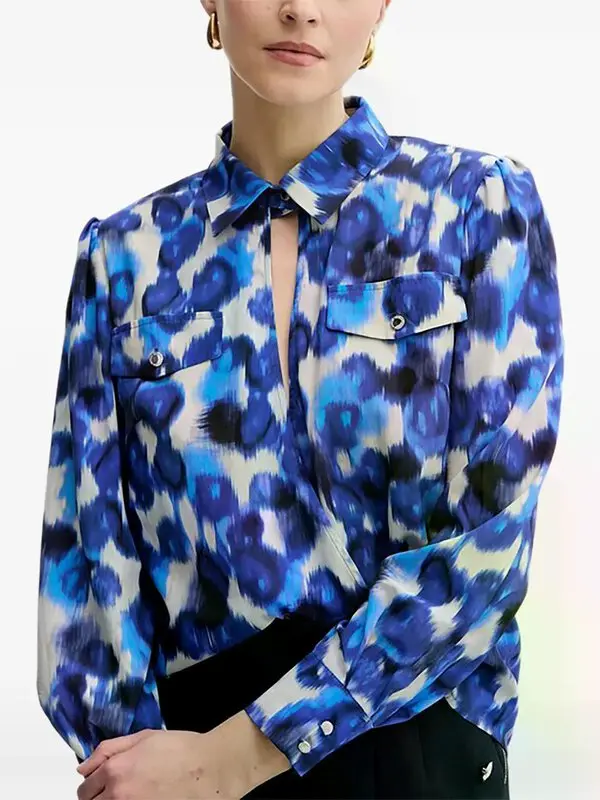 MORGAN Floral Print Shirt
