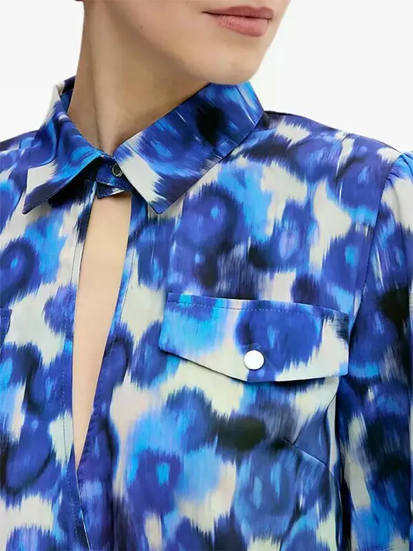 MORGAN Floral Print Shirt