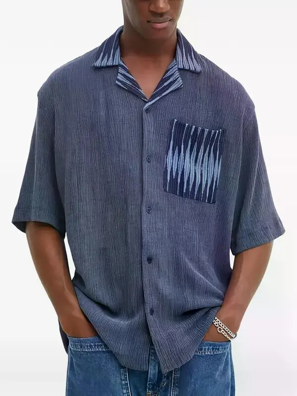 Desigual Chest-pocket Shirt - Blue