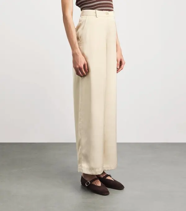 Claudie Pierlot Wide-leg High-rise Trousers