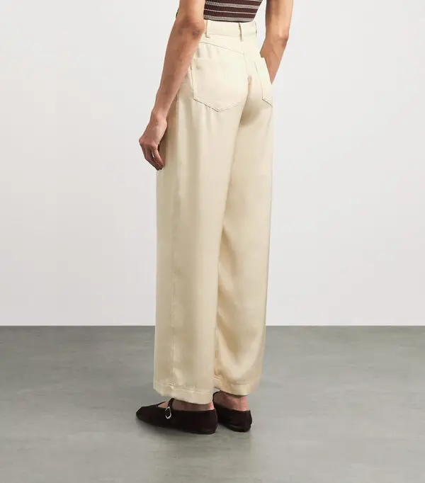 Claudie Pierlot Wide-leg High-rise Trousers