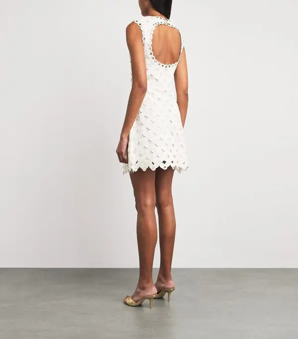 Maje Crochet Mini Dress