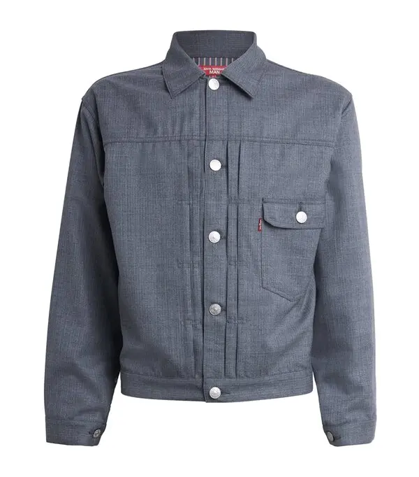 Junya Watanabe Wool Trucker Jacket - Grey