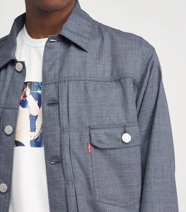 Junya Watanabe Wool Trucker Jacket - Grey