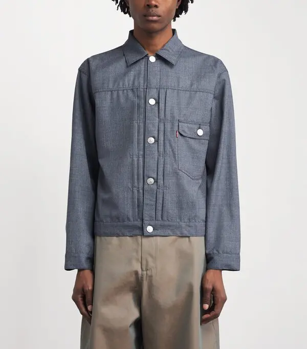 Junya Watanabe Wool Trucker Jacket - Grey