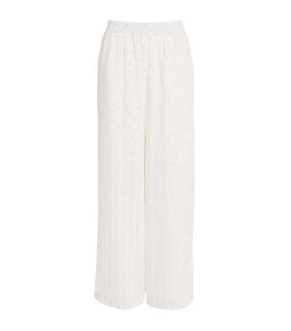 Melissa Odabash Diamanté Trisha Trousers - White