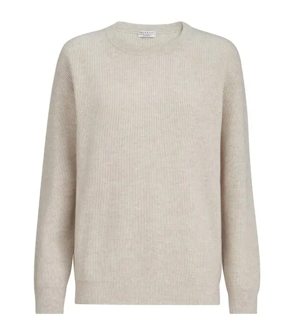 Brunello Cucinelli Cashmere Sweater - Beige