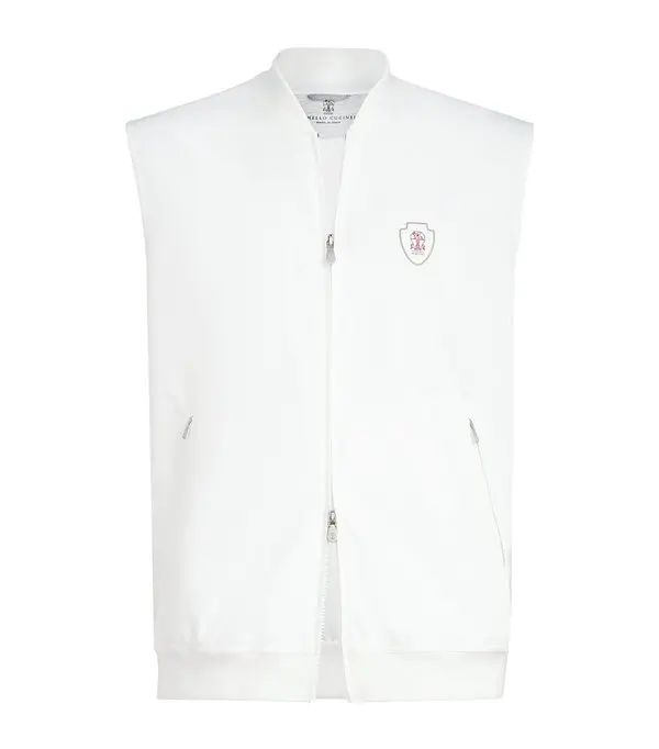 Brunello Cucinelli Water-resistant Gilet - White