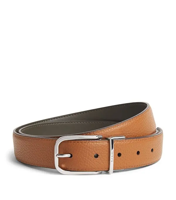 Paul Smith Reversible Leather Belt - Brown