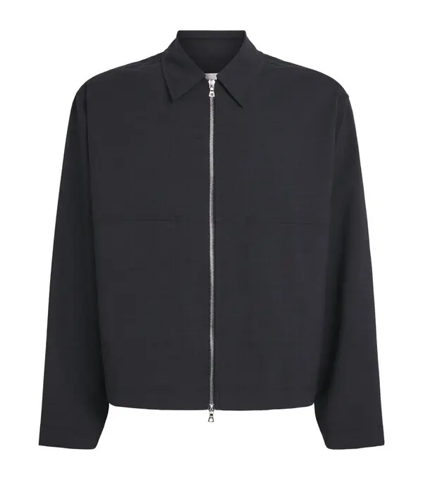 SAGE NATION Tailored Petrol Jacket - Black