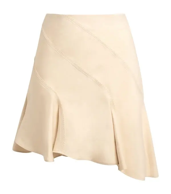 Claudie Pierlot Asymmetric Mini Skirt - White
