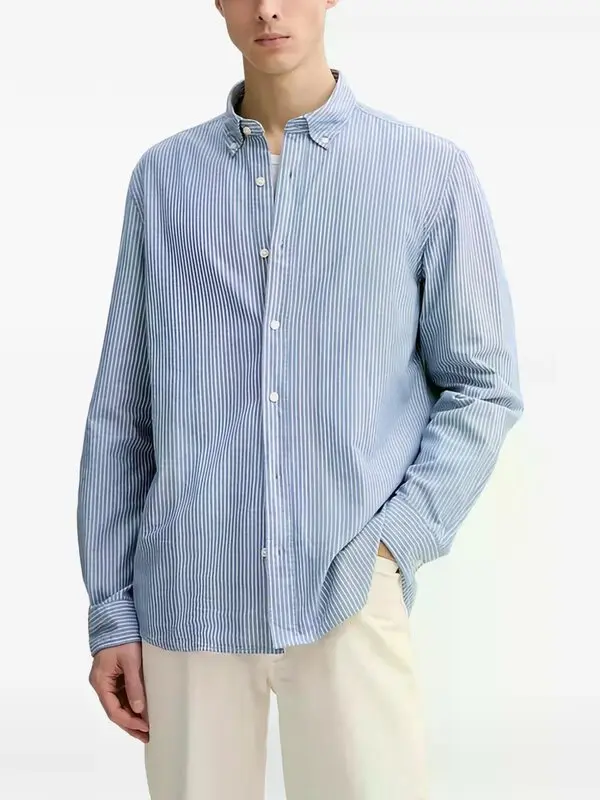Marc O'polo Oxford Striped Shirt - Blue