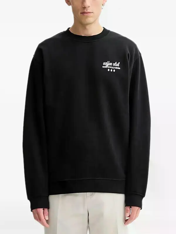 Marc O'polo Graphic-print Sweatshirt - Black