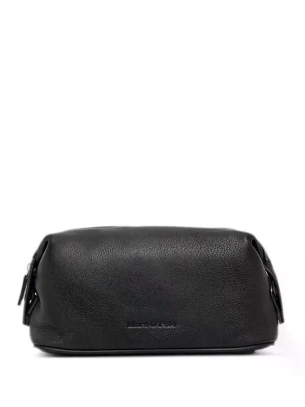 Marc O'polo Leather Wash Bag - Black