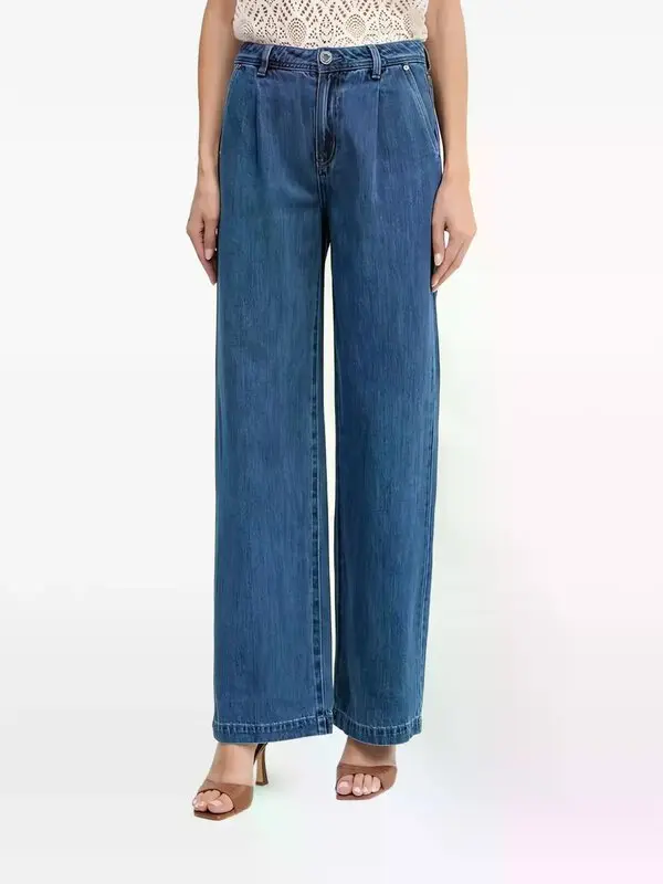 MORGAN Pleated Wide Leg Trousers