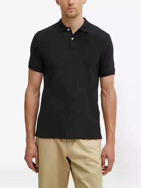 Marc O'polo Buttoned Polo Shirt - Black