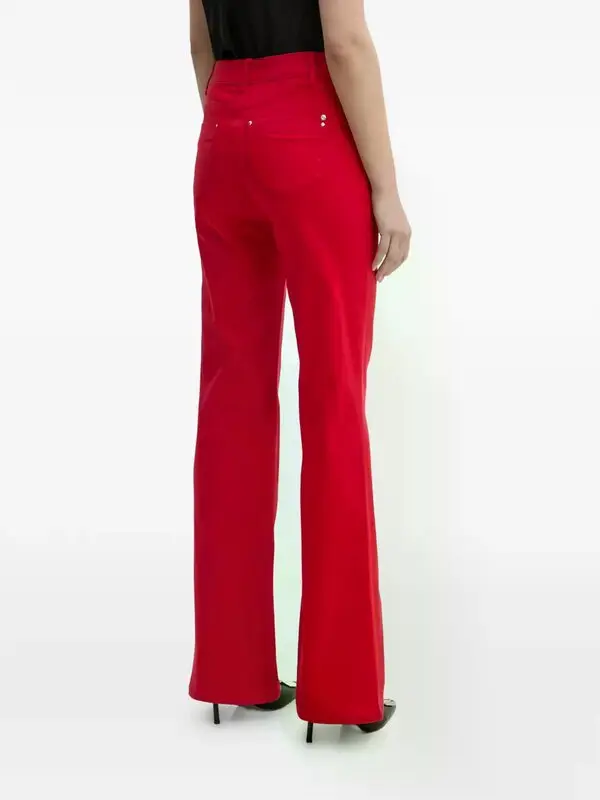 MORGAN Button-embellished Straight Leg Trousers