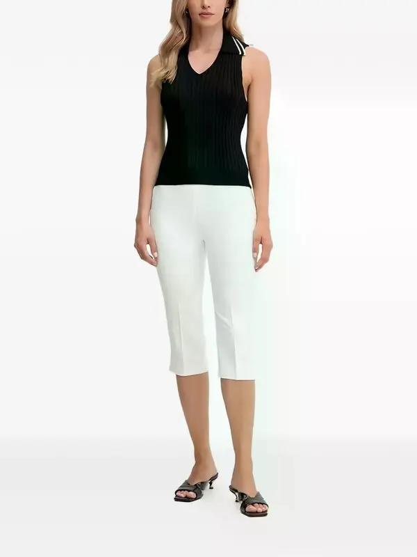 MORGAN Slit-hem Cropped Trousers