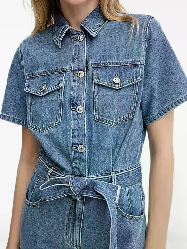 MORGAN Denim Playsuit