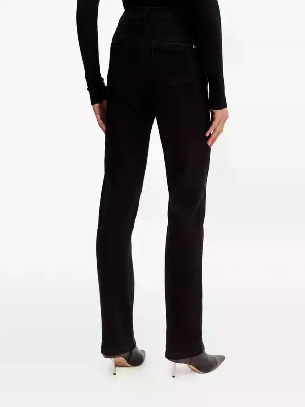 MORGAN Zip-up Straight-leg Jeans