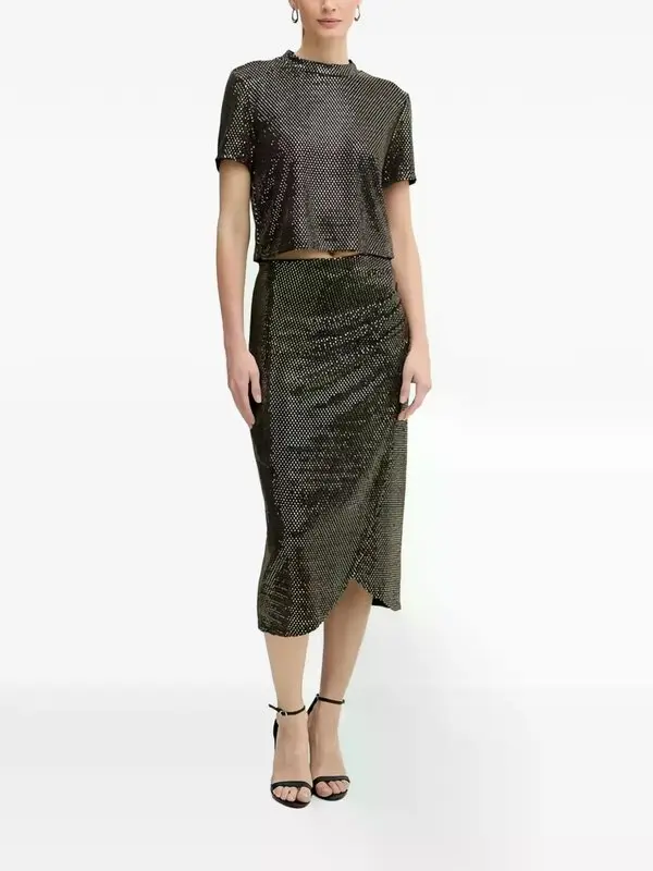 MORGAN Asymmetric Wrap Skirt