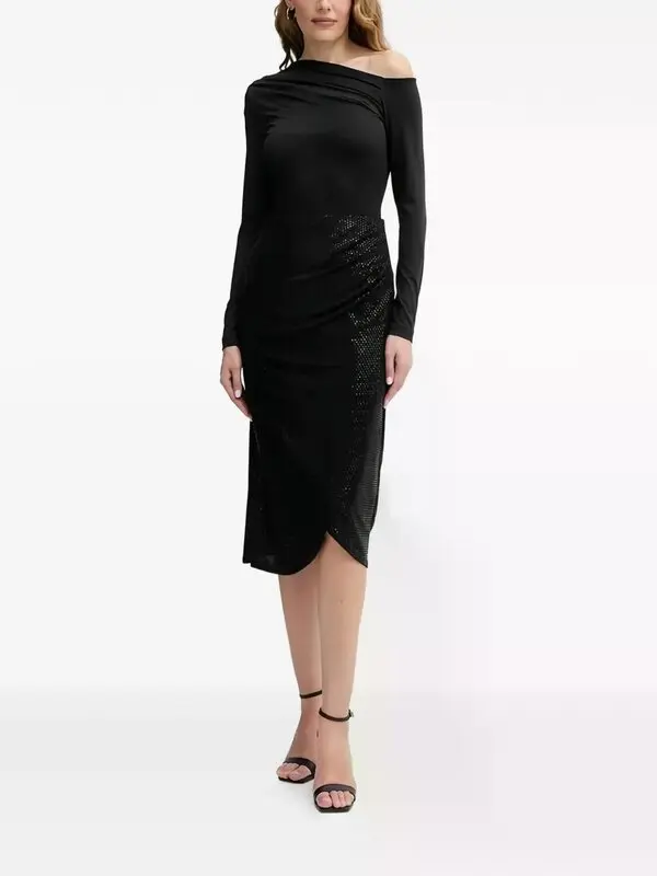MORGAN Jolivia Sequin Midi Skirt