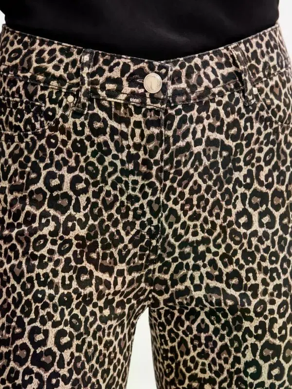 MORGAN Leopard Print Jeans