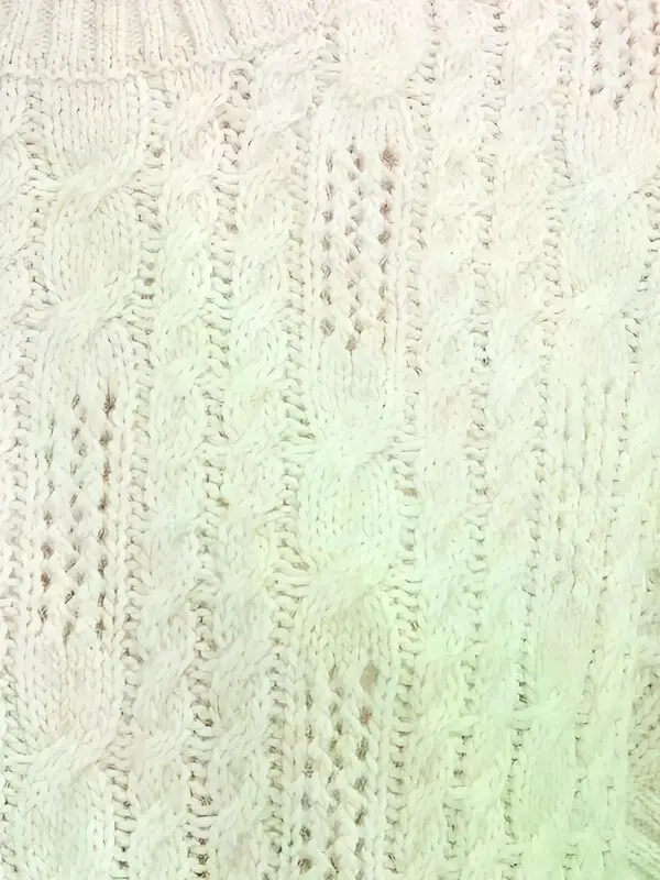 MORGAN Cable-knit Sleeveless Jumper