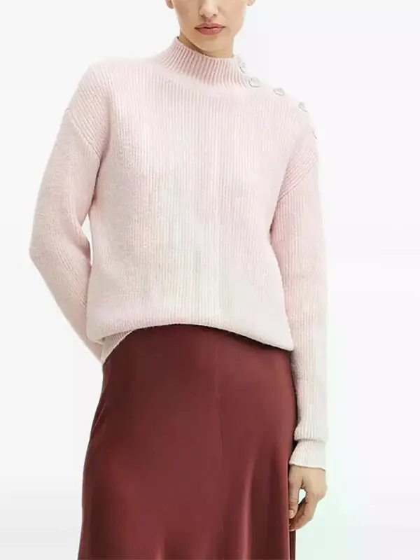 MORGAN Button Detailed High-neck Sweater