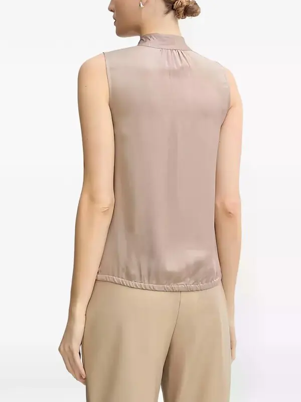 OUI Tie Neck Sleeveless Top