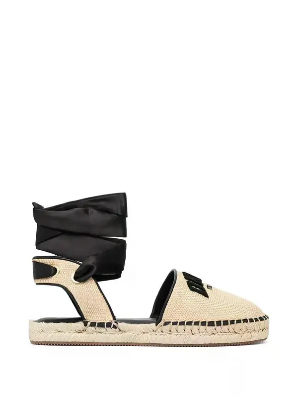 Dkny Embroidered Espadrilles - Neutrals