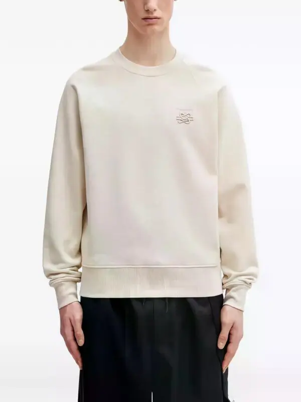Filling Pieces Gowtu Knot Embroidered Sweatshirt
