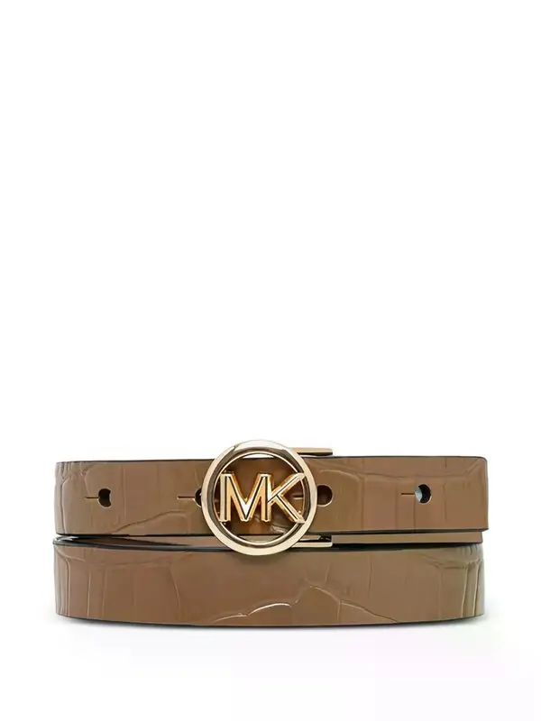 Michael Kors Logo-buckle Belt - Brown