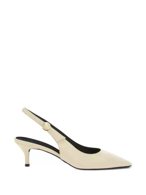 Furla Sfera Slingback Leather Pumps - Neutrals