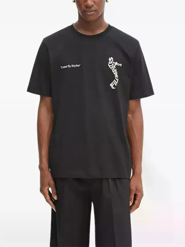 Filling Pieces Graphic-print T-shirt - Black