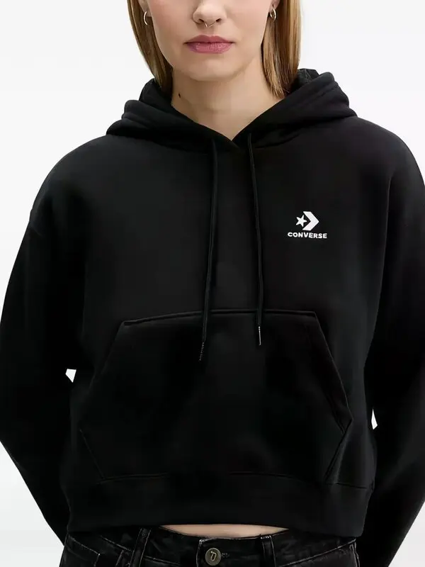 CONVERSE Star Chevron Cropped Hoodie