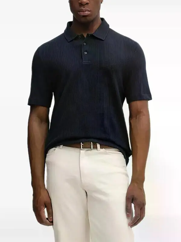 JOOP! Textured Polo Shirt - Blue