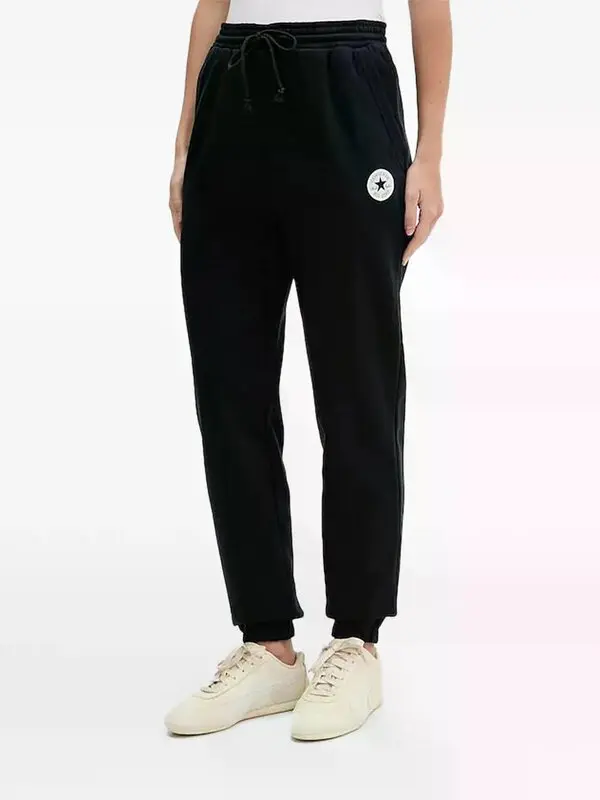 CONVERSE Drawstring Logo Track Pants - Black