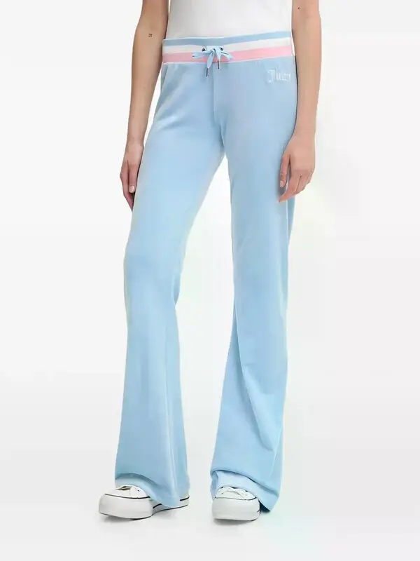 Juicy Couture Drawstring Flared Trousers - Blue