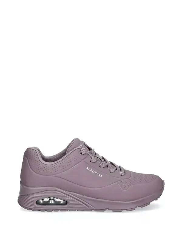 Sketchers Perforated Lace-up Sneakers - Purple